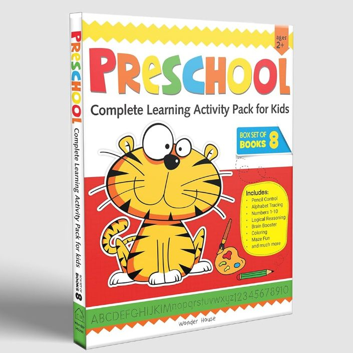 Preschool Complete Learning Activity Pack For Kids ( Set of 8 Books ...