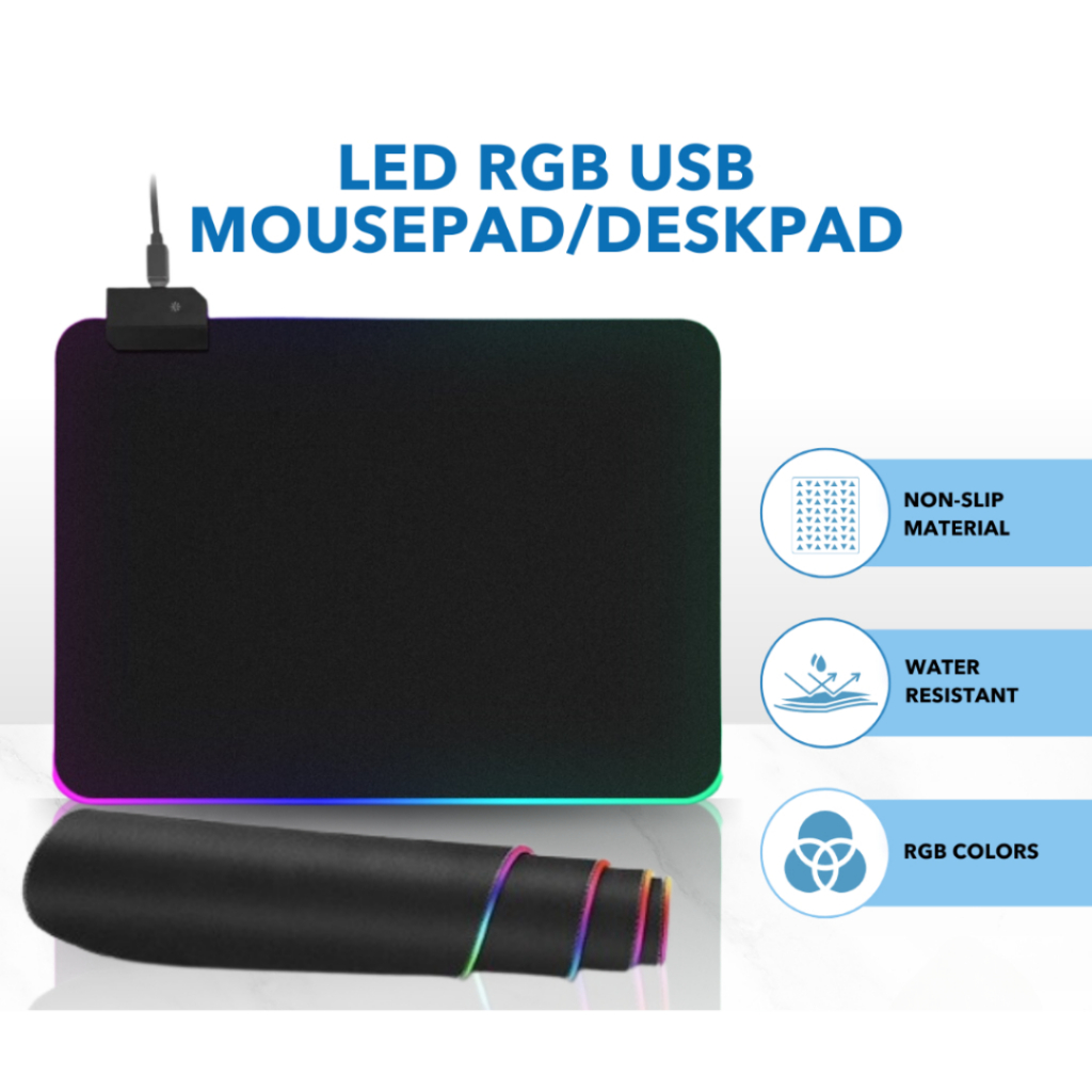 Professional Gaming Mouse Pad with RGB Lighting Effects Synchronizing ...