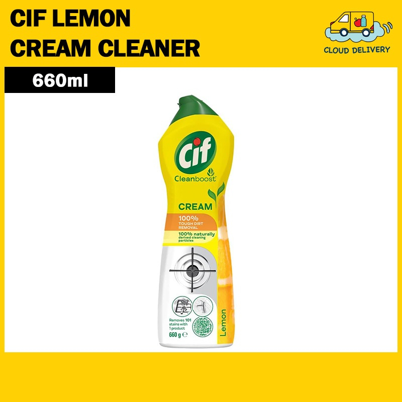 Cif Lemon Cream Cleaner 660ml | Shopee Singapore