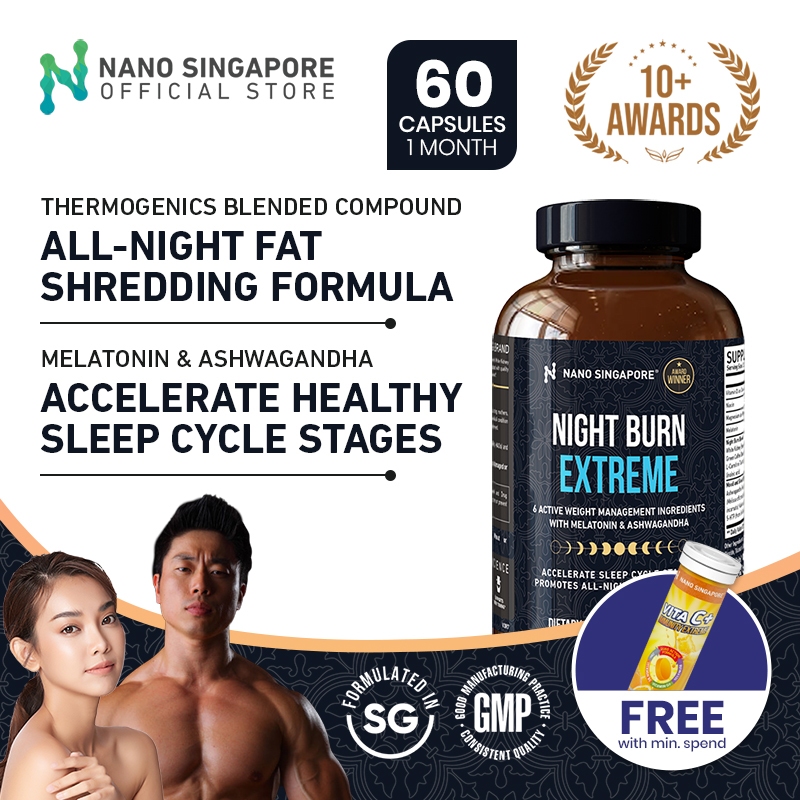 Weight Loss Night Time Burn - 6 Active Weight Management Ingredients ...