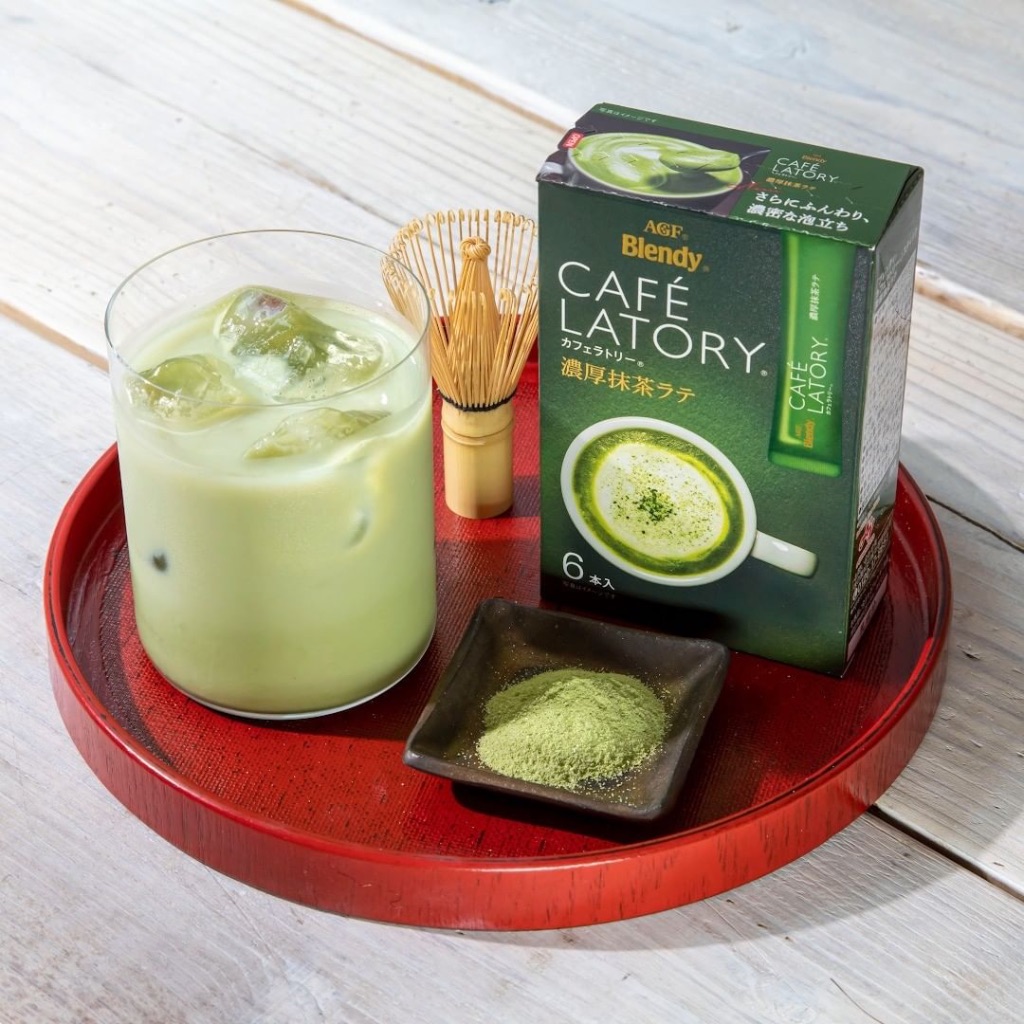 AGF Blendy Cafe Latory Series Thick Matcha Latte Stick | Direct from ...