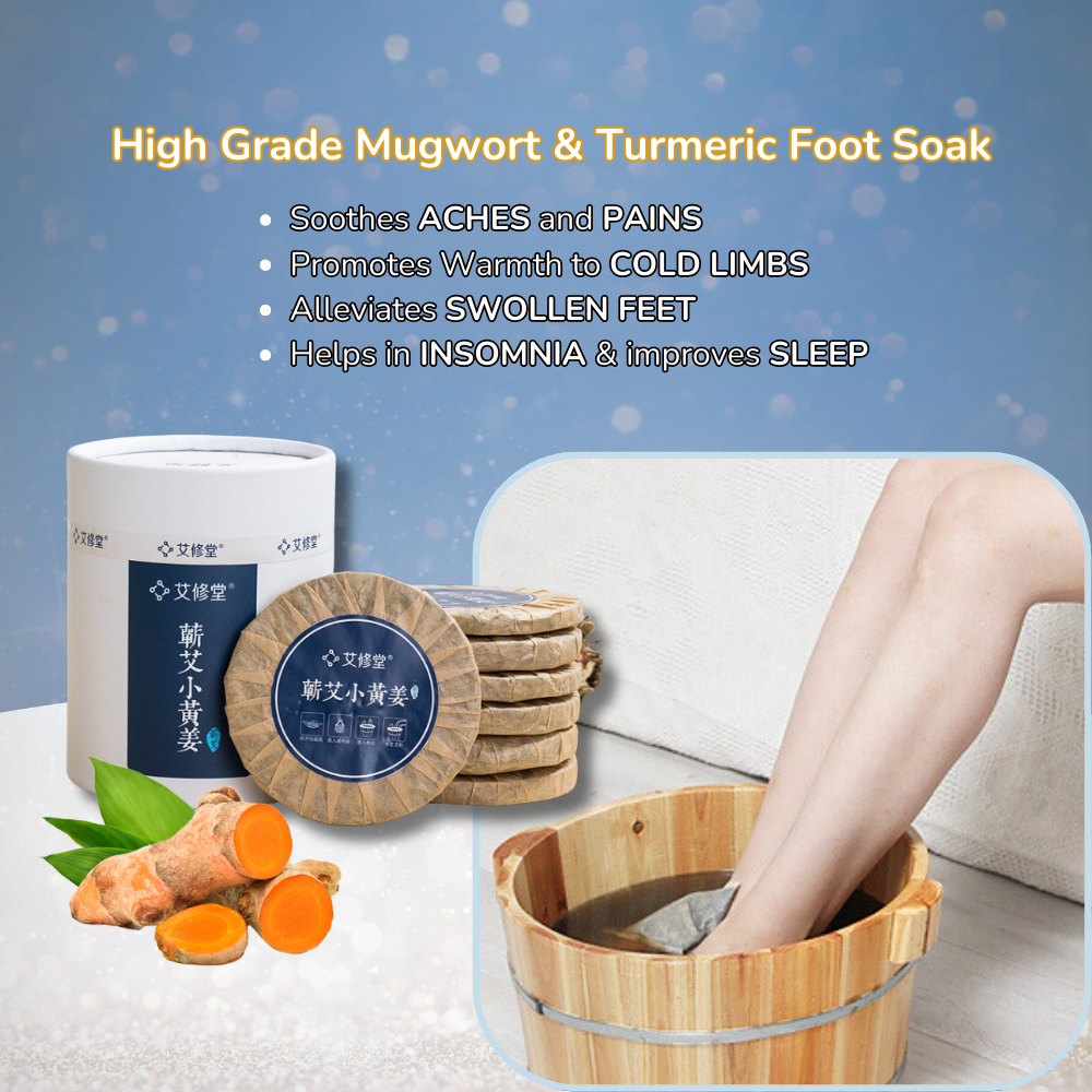 AWIL Turmeric & Mugwort High Grade Foot Soak (Improve blood circulation ...