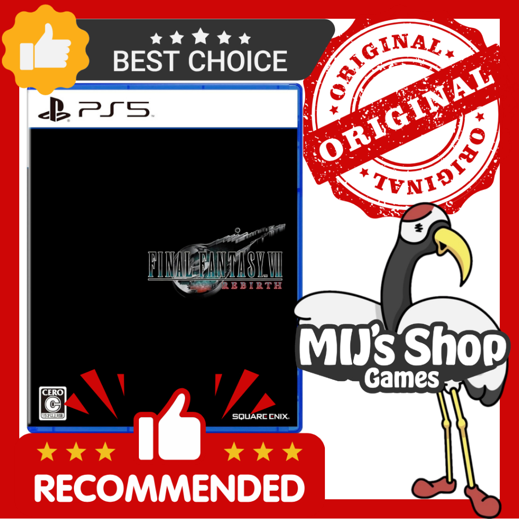 【Direct from japan】R3 English/Chinese Final Fantasy VII / FF7 Rebirth Standard/Deluxe Edition ...