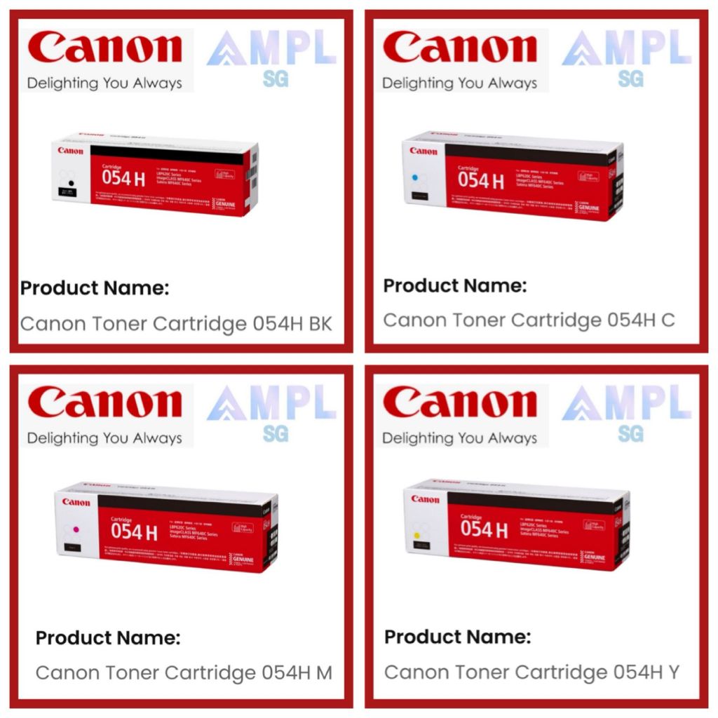 Genuine Canon Toner Cartridge 054H | 054H Yellow | 054H Magenta | 054H ...