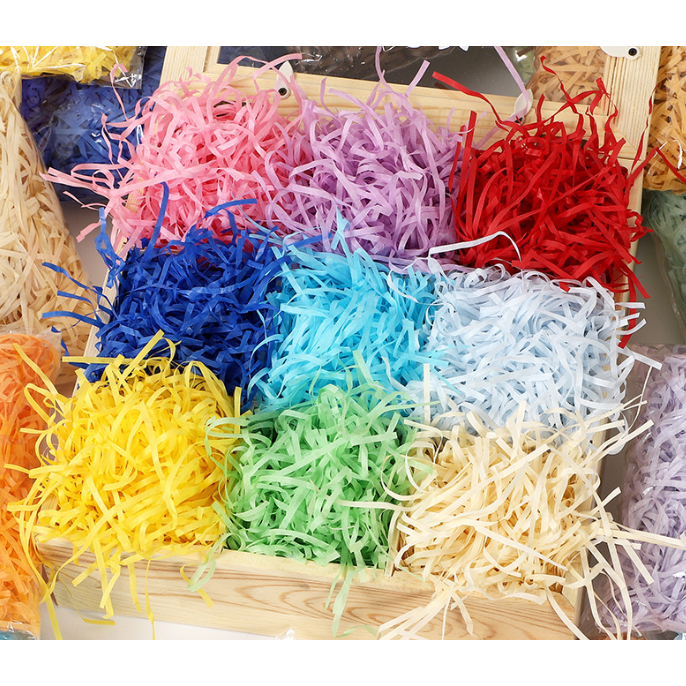 SG INSTOCK - Multi Colour Raffia Shredded Paper 20g | Birthday/Wedding ...