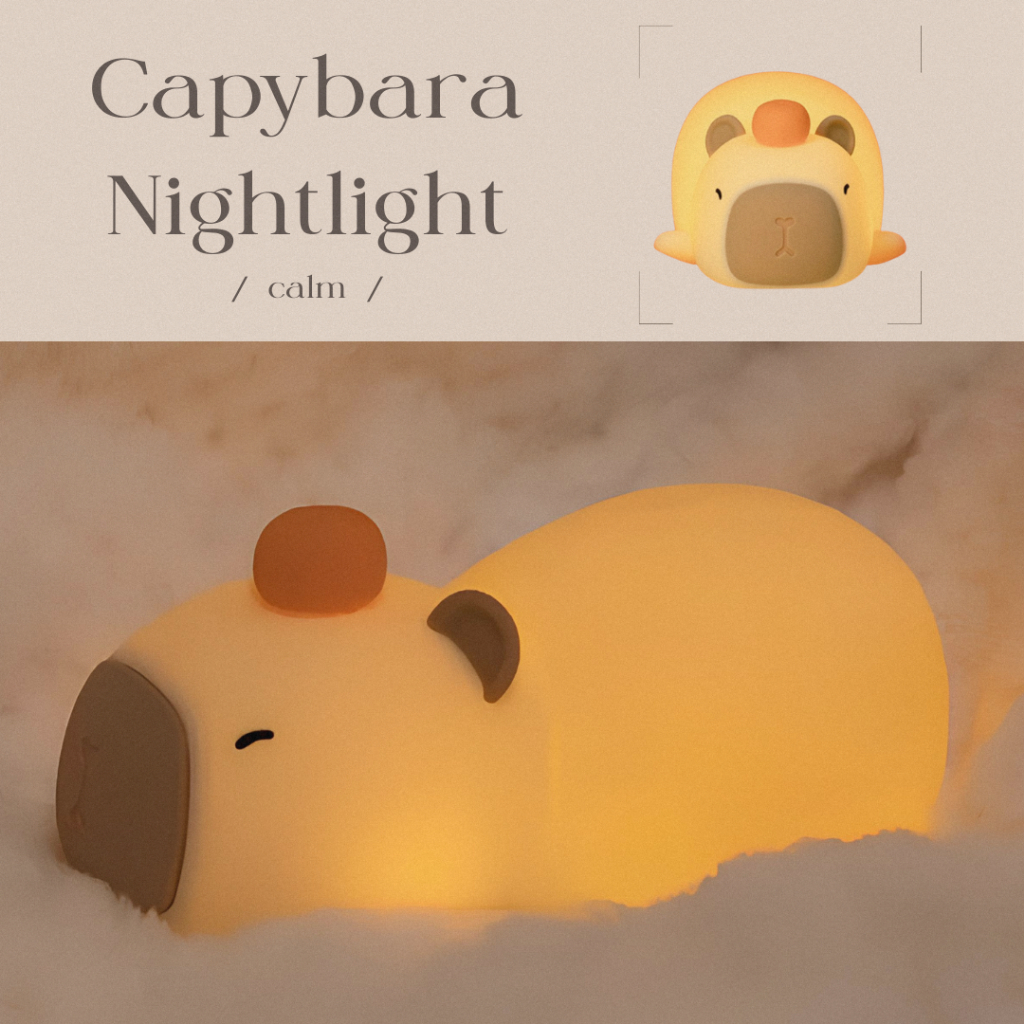 [SG Stock] Capybara Night Light (Sleepy) | Shopee Singapore