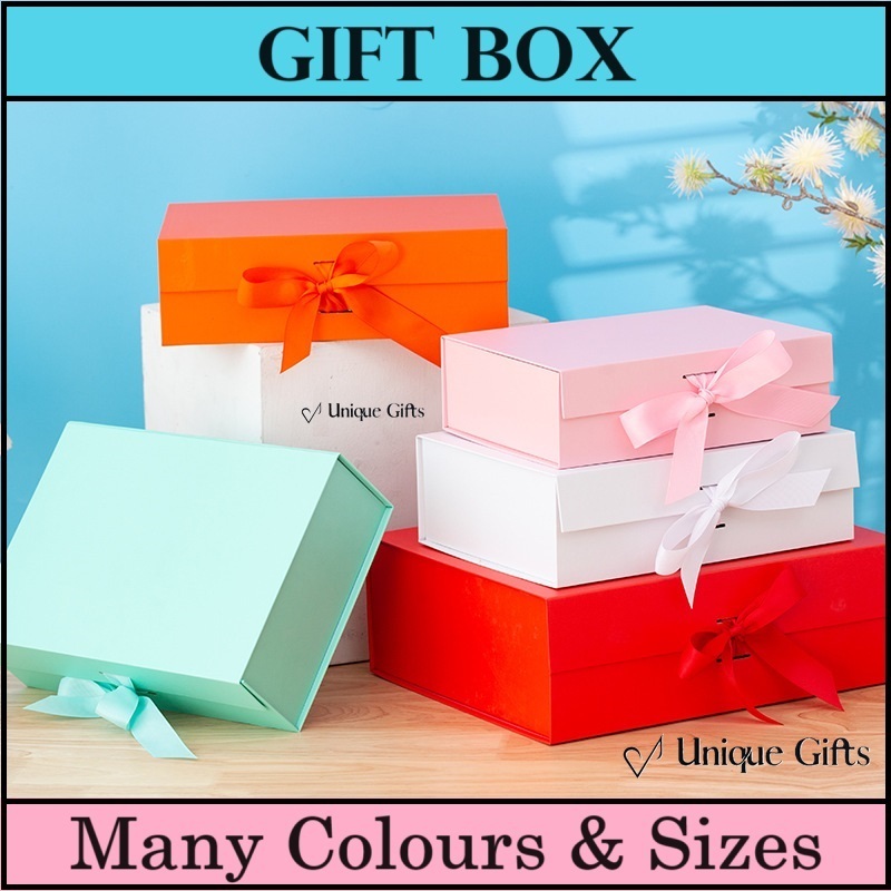 Quality Gift Box with / without Ribbon. Many Sizes and Colours. Fast ...