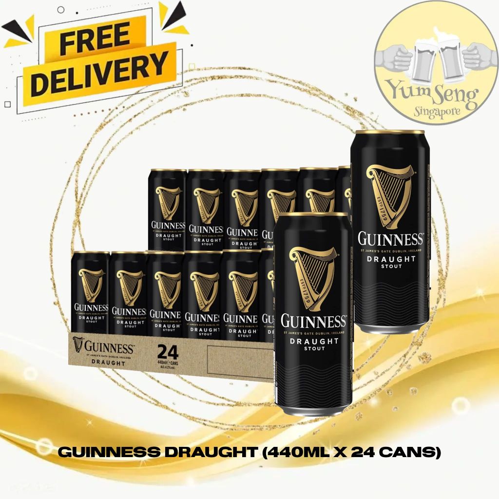 Guinness Draught - 440ml x 24 cans (Bundle of 2) (BBD: 01/2026 ...