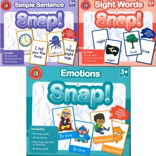 Emotions/Sight Words/Simple Sentence Snap (Learningcanbefun) | Shopee ...