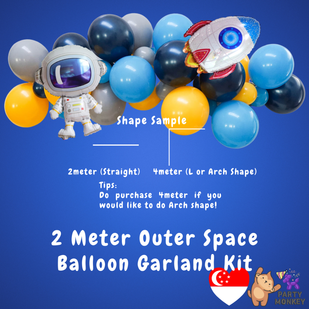 [SG Instock] Astronaut Balloon Outer Space Theme Balloons Birthday ...