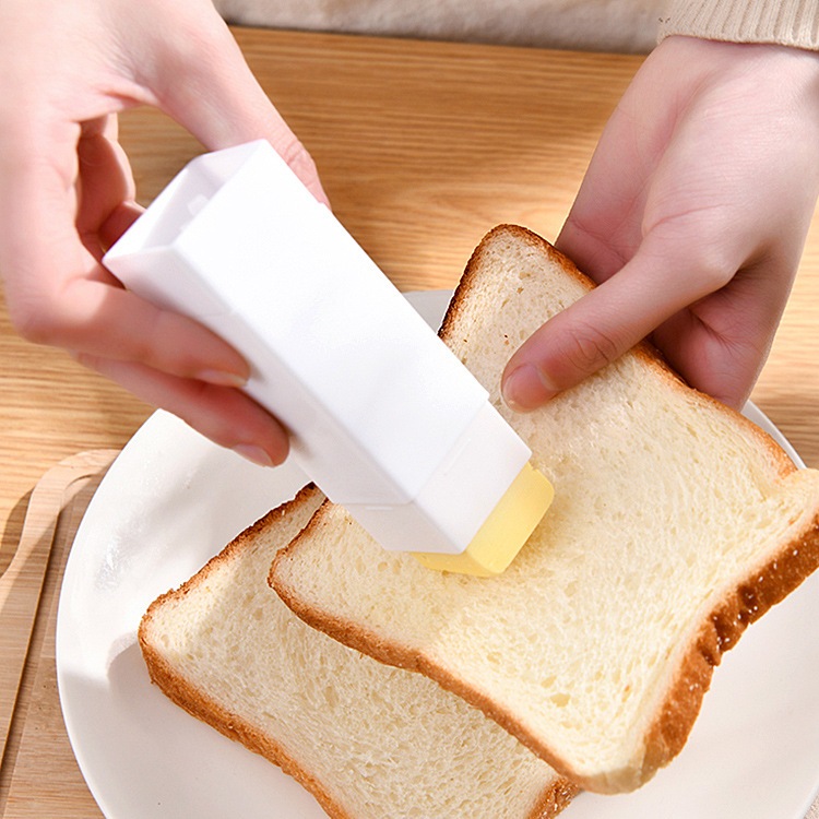 Rotary Solid Butter Applicator Stick with Lid Cheese Storage Spreader ...