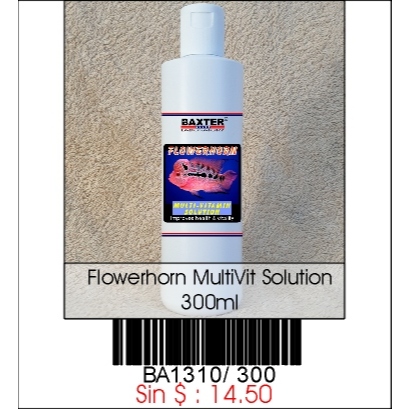 Baxter Flowerhorn Multivitamin Solution 300ml | Shopee Singapore