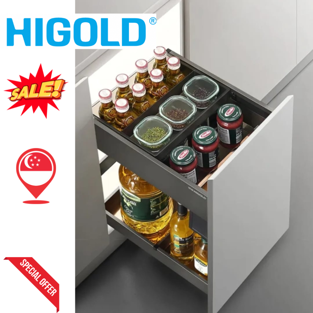 Higold Shearer 4.0 Condiments/ Bottle Pull Out Drawer | Shopee Singapore