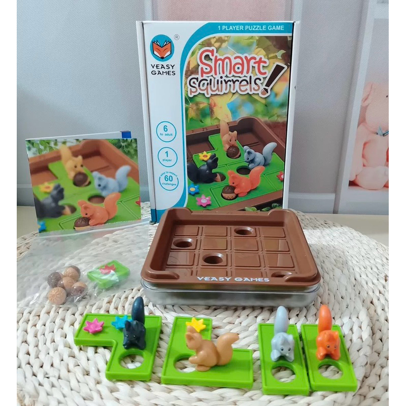 Squirrels Go Nuts Smart Squirrels Crazy Monkey | Smart Games Preschool ...