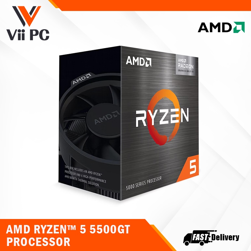 AMD Ryzen™ 5 5500GT With Wraith Stealth Cooler Ryzen 5 5000 G-Series 6 ...
