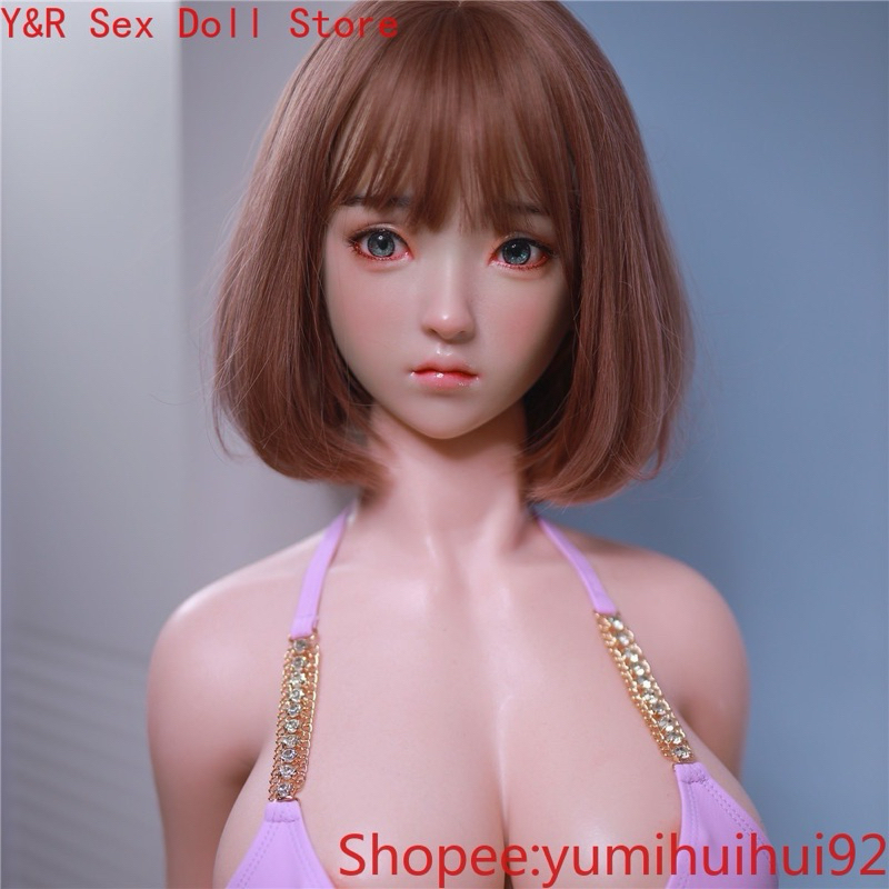 JYDoll💎157cm Full Silicone Body+Head Implanted Hair Sex Doll Adult Realistic Sexy Doll Real ...