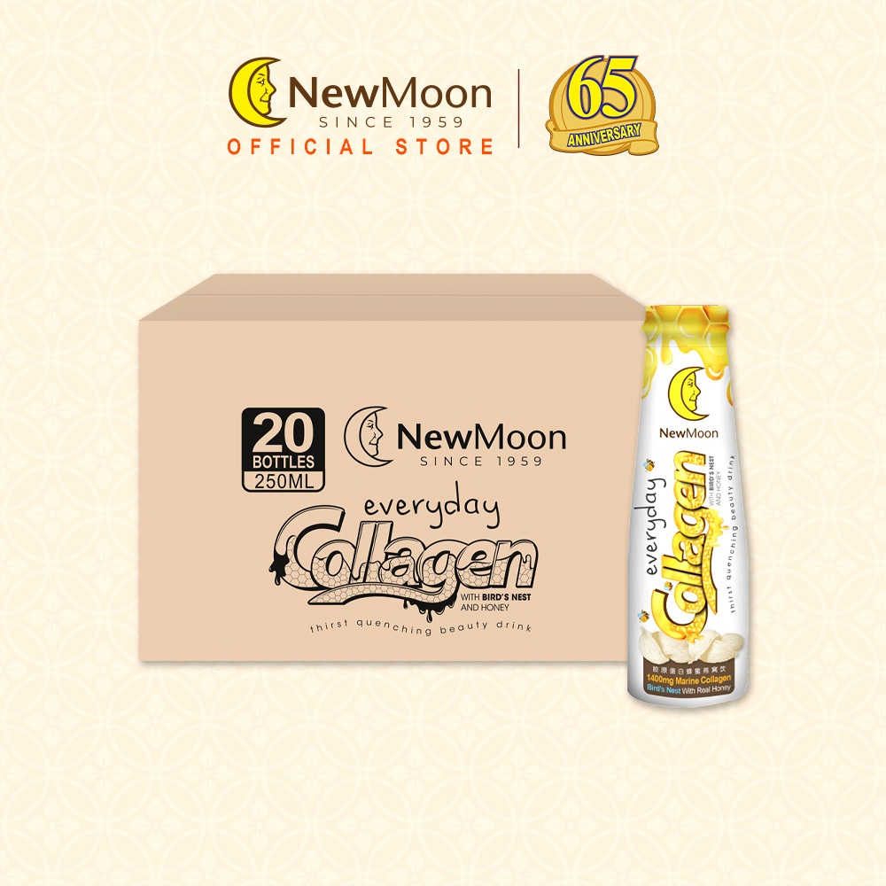 New Moon Everyday Collagen Drink with Honey 250ml x 20 bottles | Shopee ...