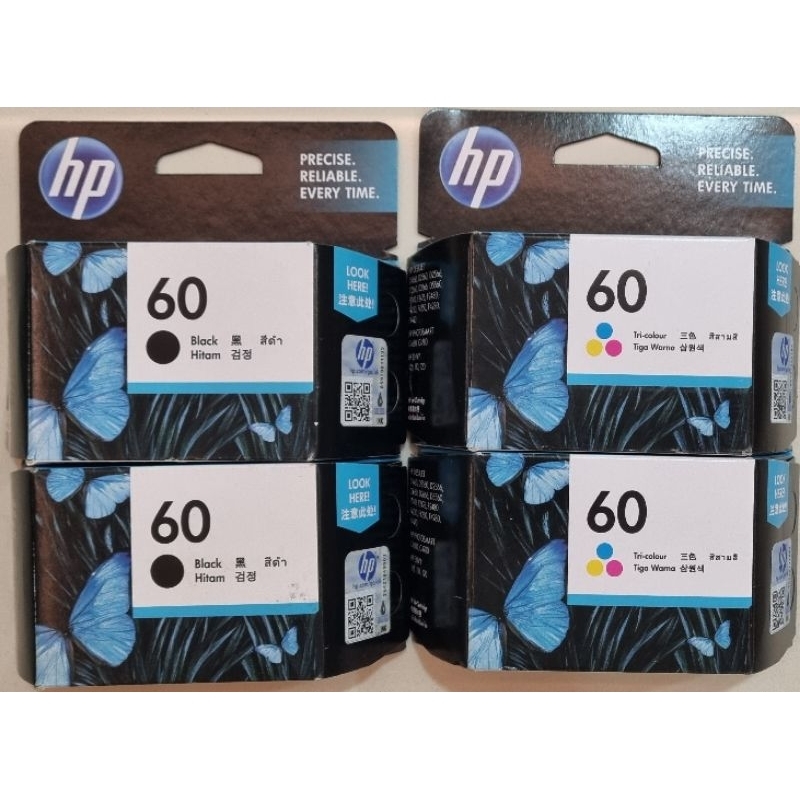 [CLEARANCE SALES] Genuine Original HP 60 HP60 Black & Tri-Colour (Combo ...