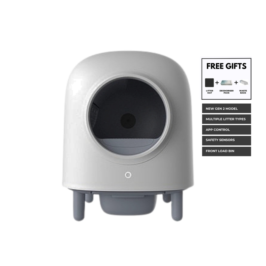 Auto Cat Litter Box with APP Control - Gen 2 model - 12 months warranty ...
