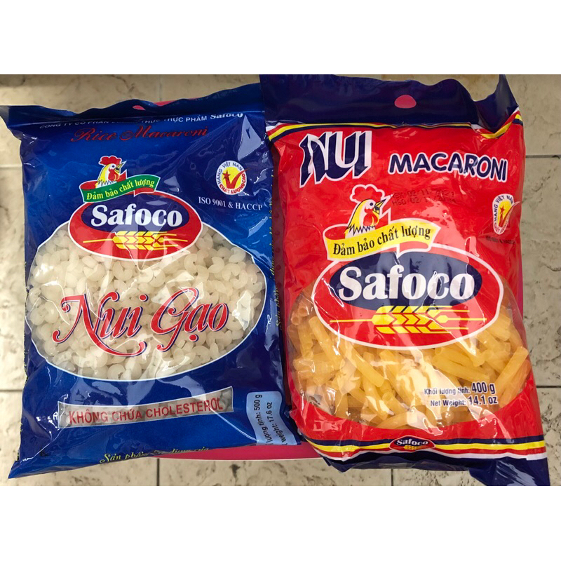 Safoco Nui Dai Vang Macaroni / Nui Gao Trang Macaroni | Shopee Singapore