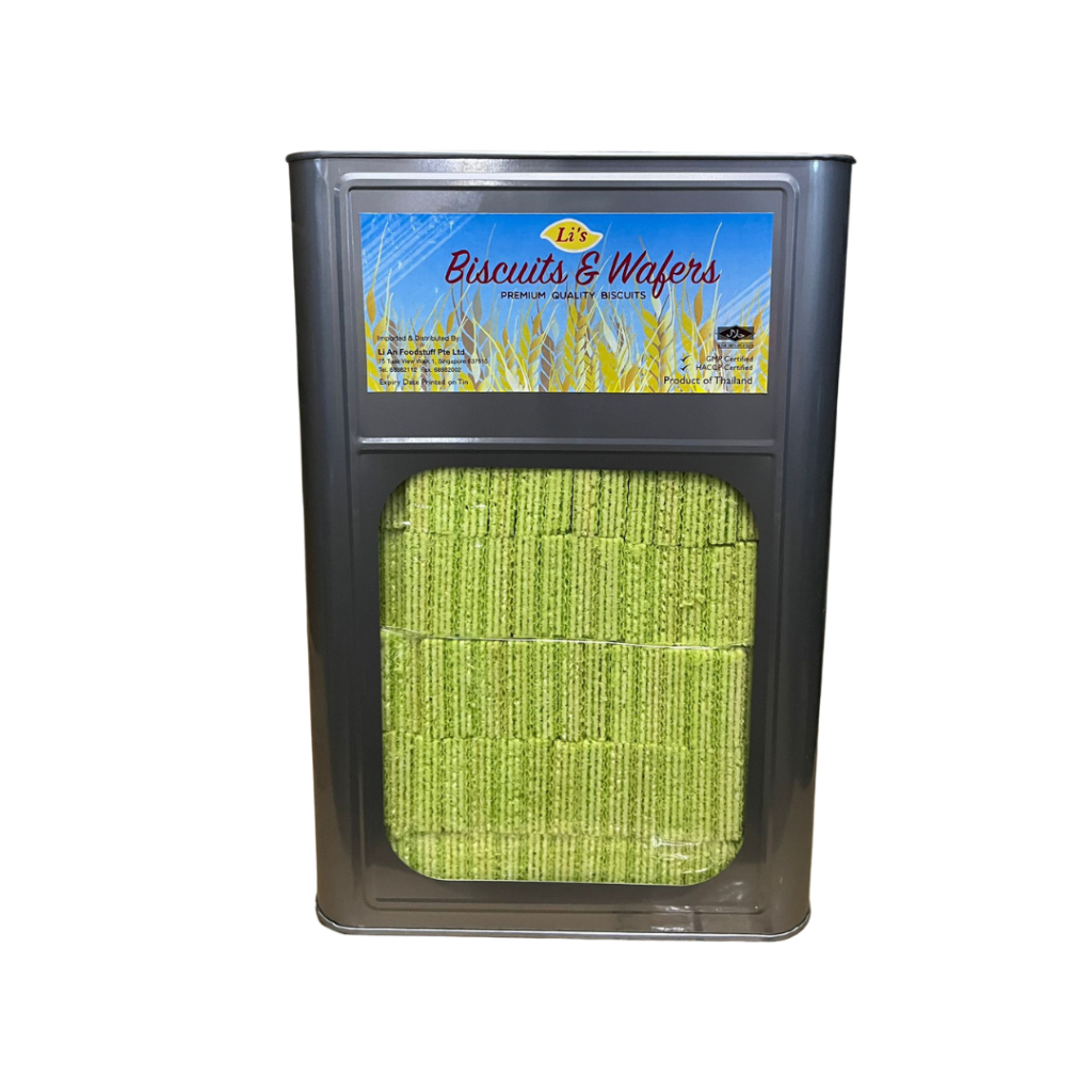 Li's Pandan Wafer 3.5kg Bulk Tin | Halal | SG Ready Stock | Shopee ...
