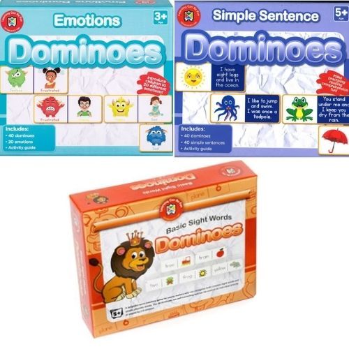 Sight Words/Emotions/Simple Sentence Dominoes (Learningcanbefun ...