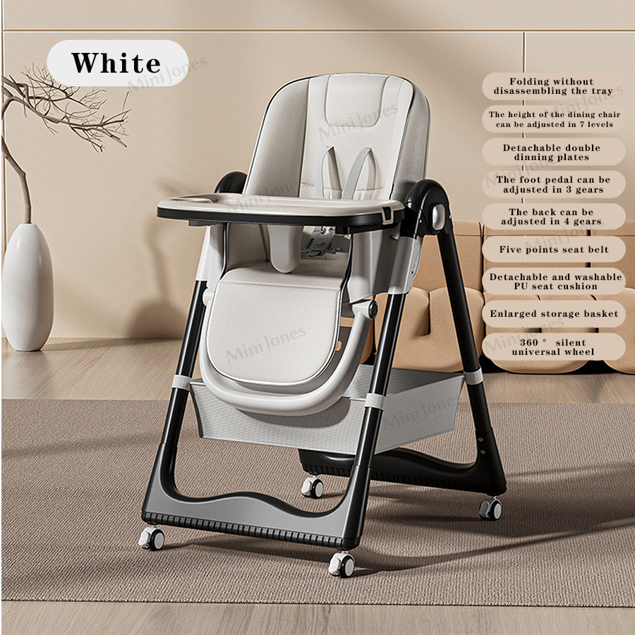Minijones Multifunctional Baby Dining Chair with Adjustable Hight and ...