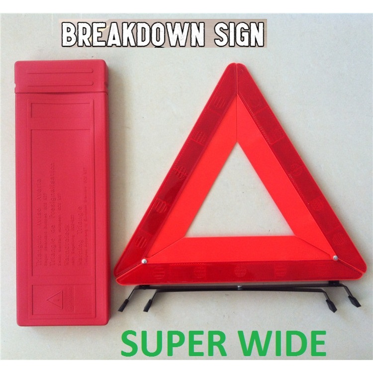 SG car company selected the wide Breakdown Sign/ Emergency Triangle ...