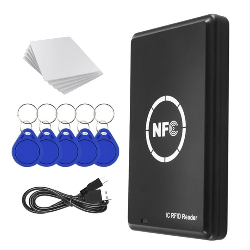 RFID NFC Copier Duplicator 13.56KHz Key Fob NFC Smart Card Reader ...
