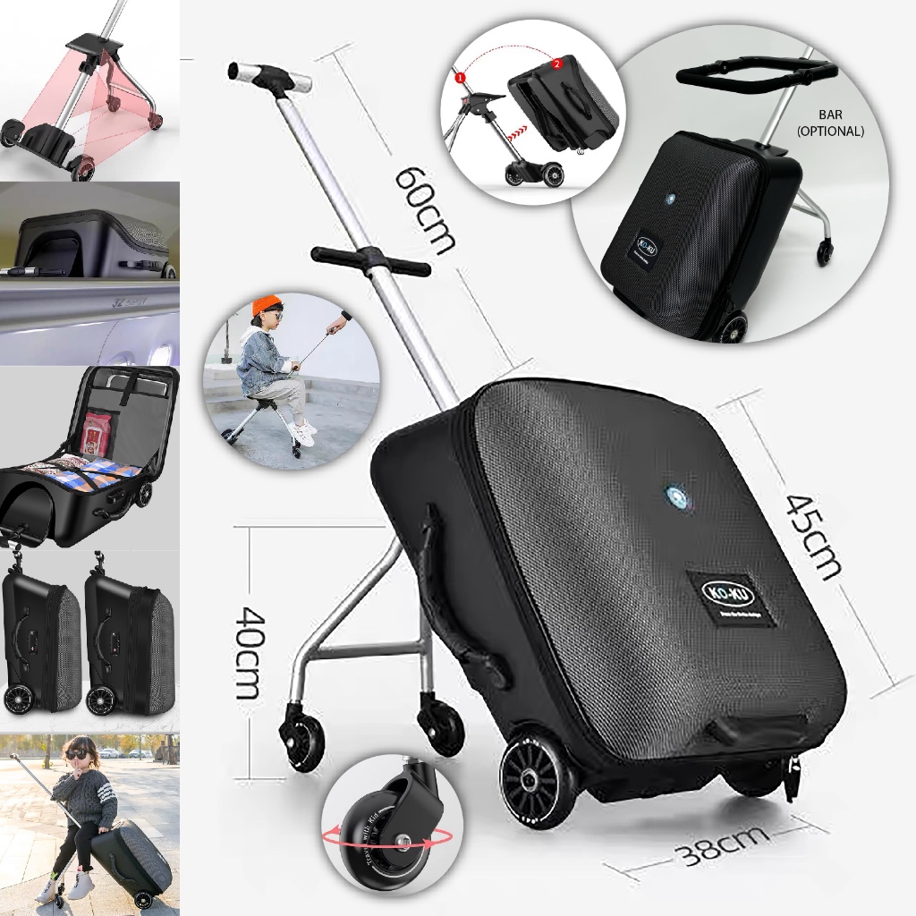 [FREE GIFT] Baby Travel Stroller/Ride On Cabin Size Expandable Luggage ...