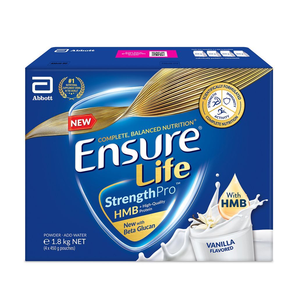 [Bundle of 2] Ensure Life StrengthPro Vanilla (1800g) | Shopee Singapore