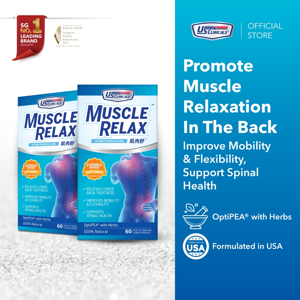 [Bundle of 2] US Clinicals MuscleRelax 60s | Lower Back Pain Relief ...
