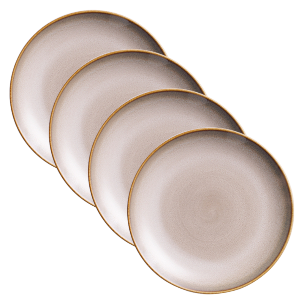 LUZERNE Rustic Gift Set - Rustic 27cm Plate (4/Pack) | Shopee Singapore