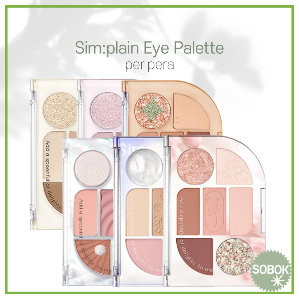 [peripera] Sim:plain Eye Palette 6 Color / Simplain Sim plain | Shopee ...