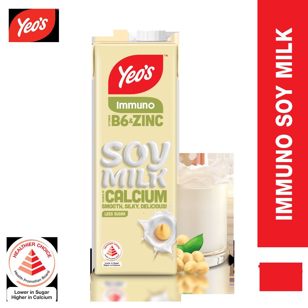 YEO’S Immuno Soy Milk 1L | Shopee Singapore