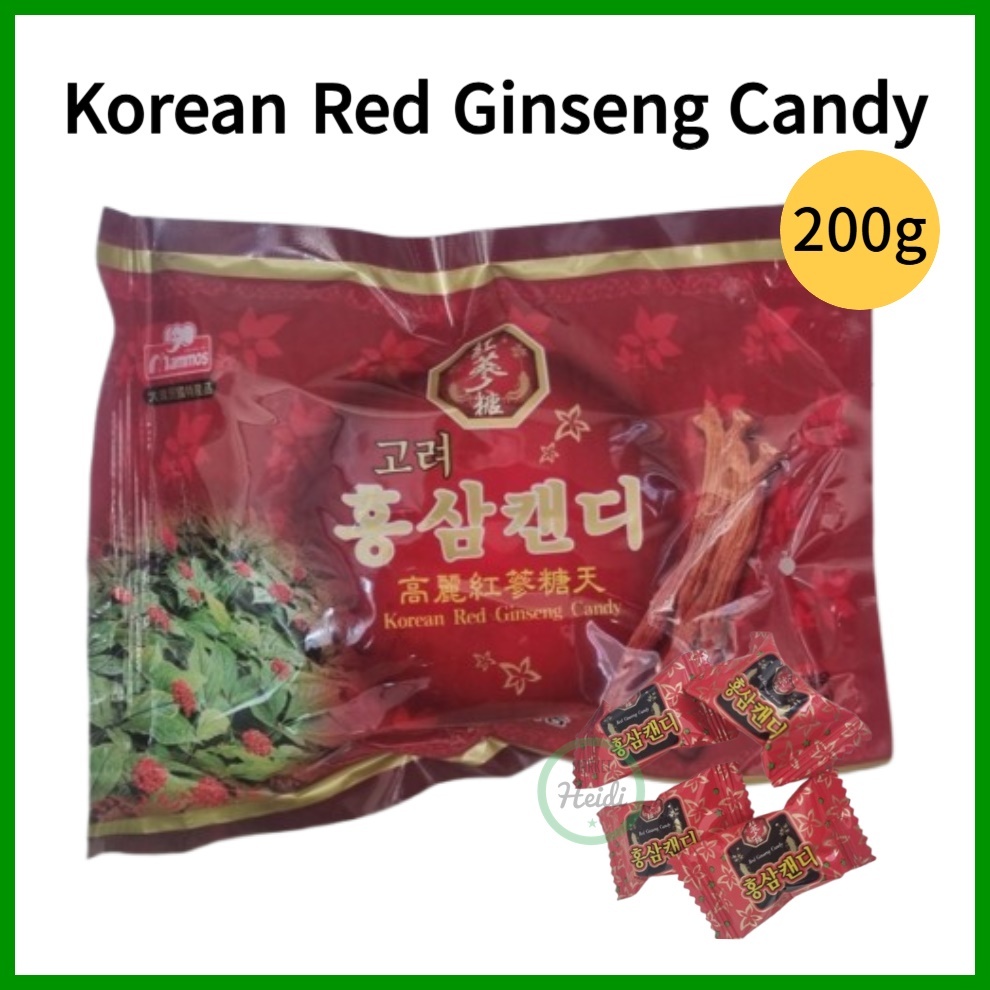 KOREA 🇰🇷 Korean Red Ginseng Candy 200g / red ginseng concentrate 100% ...