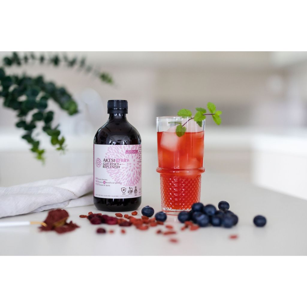 Akesi Berry 500ml previous formulation in glass bottle (With saffron ...