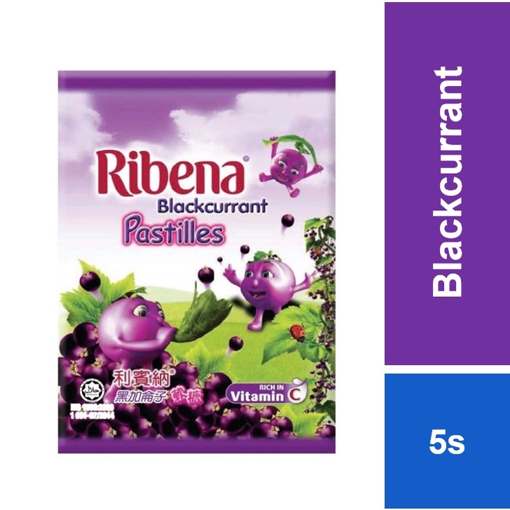 Ribena Blackcurrant Pastilles Candy Vitamin C - 10g | Shopee Singapore