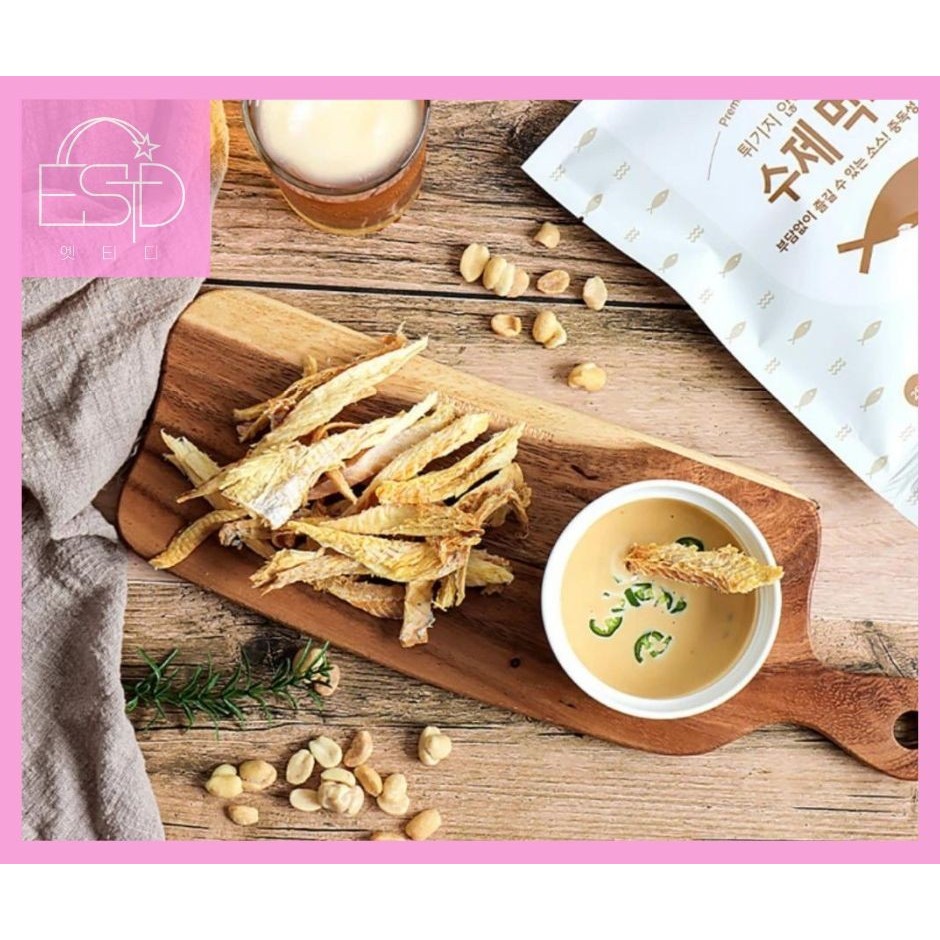 [Made in Korea🇰🇷] Popular Homemade Premium Dried Pollock Snack | Shopee ...