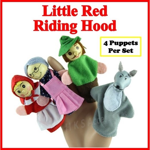 Animals Finger Puppet Children Cute Family Toys Fairy Tale Story Show ...