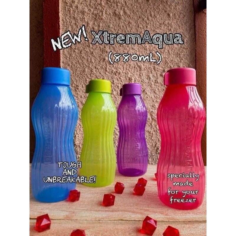 Tupperware XtremAqua 880ml (Tupperware Water Bottle 880ml) New Design | Shopee Singapore