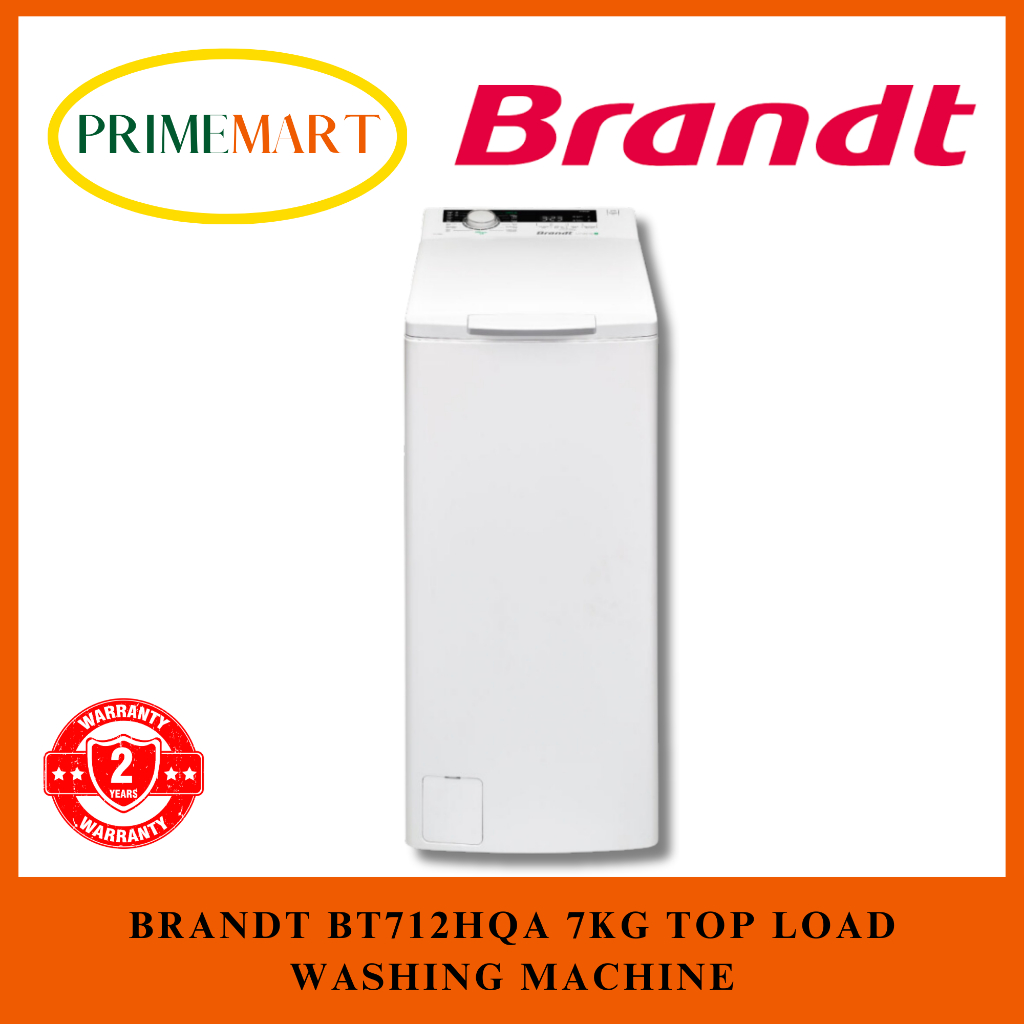 BRANDT BT712HQA 7KG TOP LOAD WASHING MACHINE + 2 YEARS WARRANTY ...