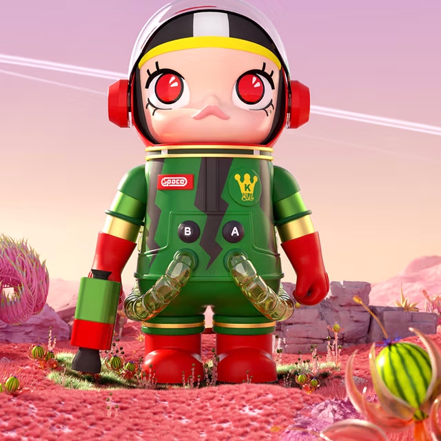 (Pre-loved) Popmart Space Molly Watermelon 1000% | Shopee Singapore