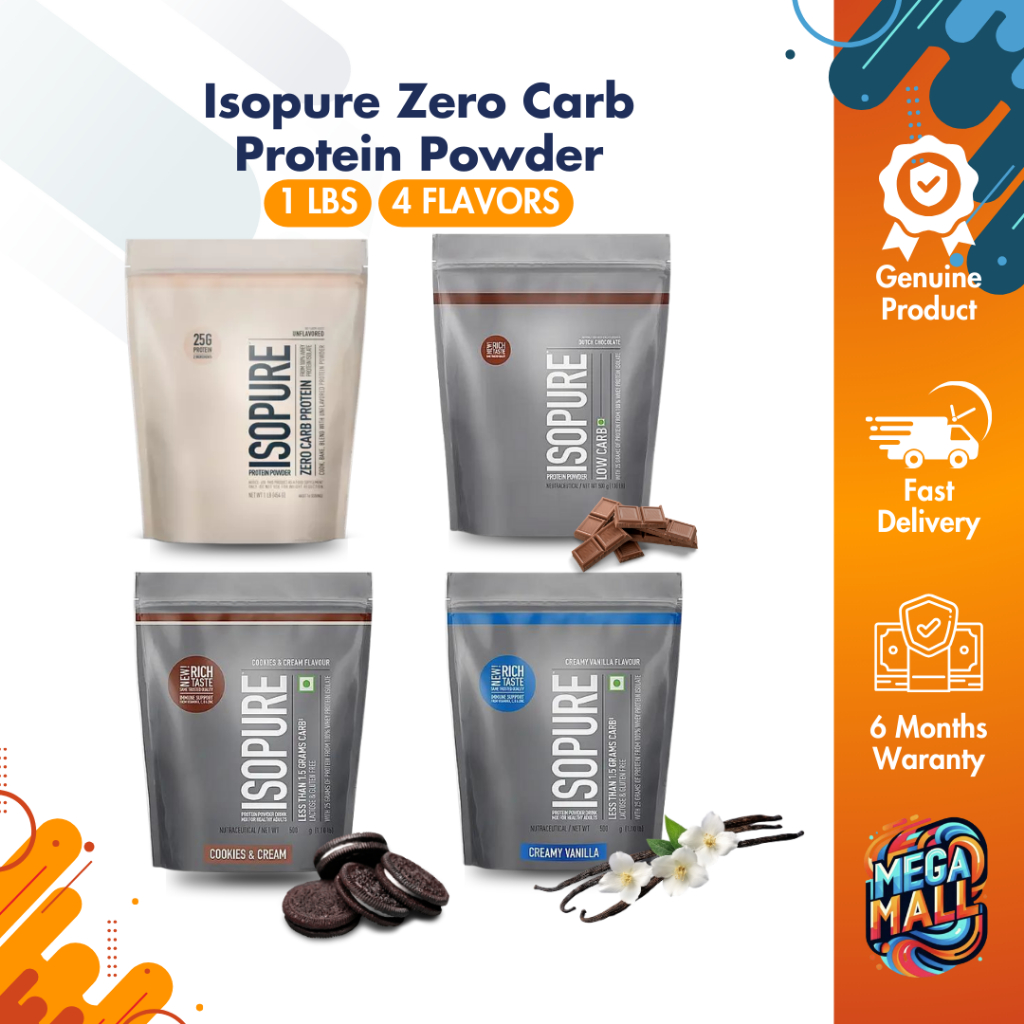 Isopure Zero Carb Protein 1lb 3lb - Whey Protein, Muscle Building & Gym ...