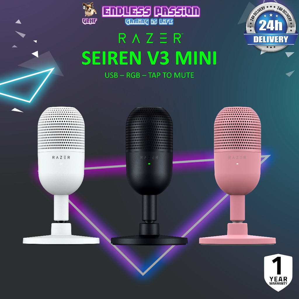 Razer Seiren V3 Mini - Ultra-Compact USB Microphone | Shopee Singapore