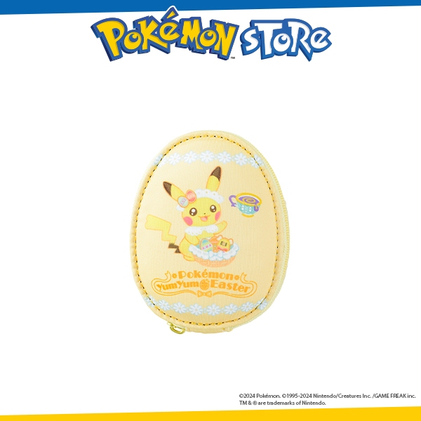 Pokémon Center Original Egg Shape Accessory Case Pikachu Yum Yum Easter ...
