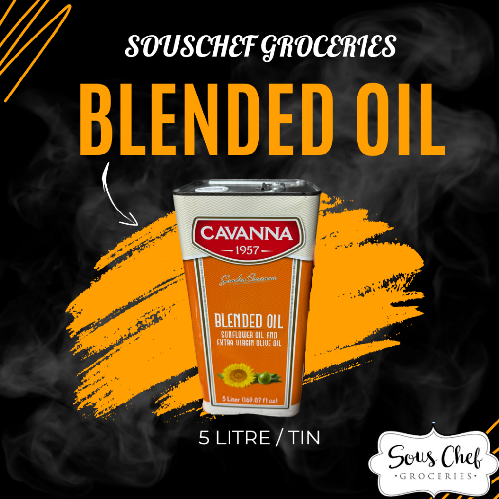 BLENDED OIL SUNFLOWER OIL AND EXTRA VIRGIN OLIVE OIL 5L/TIN | Shopee ...