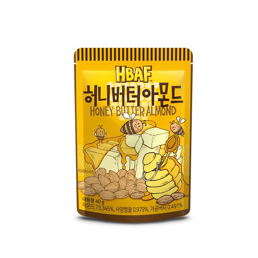HBAF Honey Butter Almond 40g | Shopee Singapore