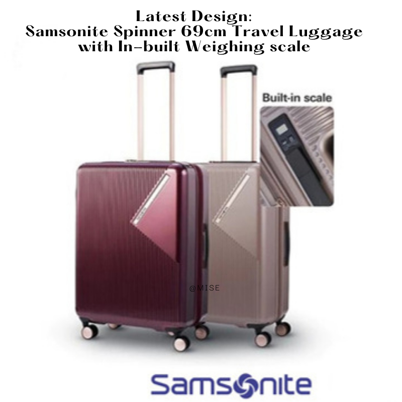 Samsonite 69cm Spinner Luggage with In-Built Weighing Scale | Shopee ...