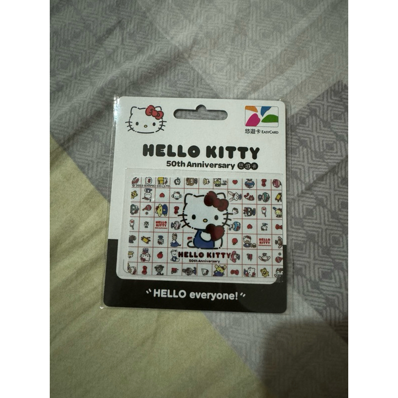 Sanrio Hello Kitty Hello Everyone Easycard easy card 50th anniversary ...